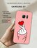 Чехол на Samsung Galaxy S7 / Самсунг Галакси С 7 с принтом "Милое сердечко"