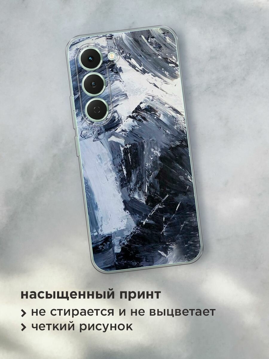 Чехол на Tecno Spark 40 Pro / Текно Спарк 40 Про с принтом "Абстракция живопись" — фото 1