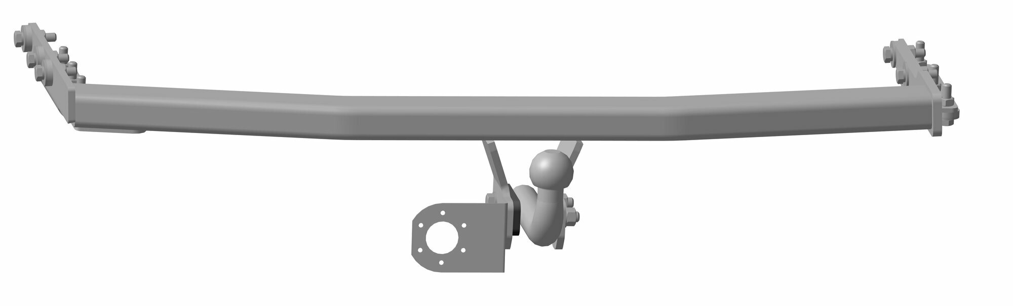 Фаркоп ORIS WESO 4334-A, для Nissan Primera, 1500 кг, условно-съемный шар типа A