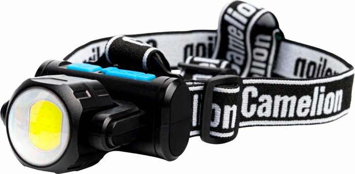 Фонарь налобный светодиодный (15749) LED53401 черный