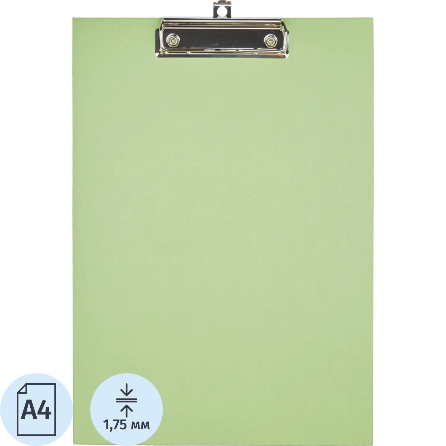 Папка-планшет д/бумаг комус A4 персидский лайм