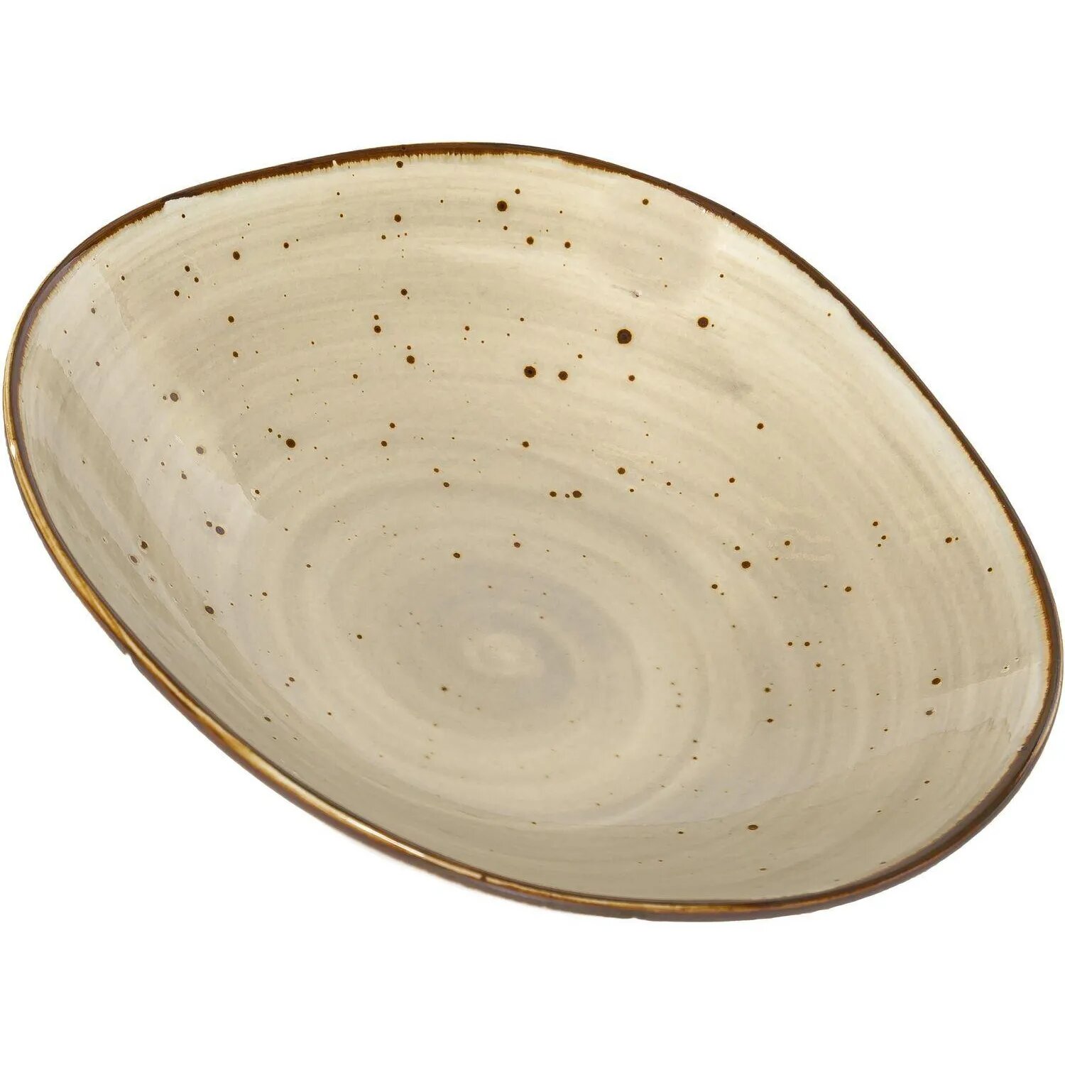 Тарелка хорека графит глубокая, 210мм 750мл, арт.206-55025