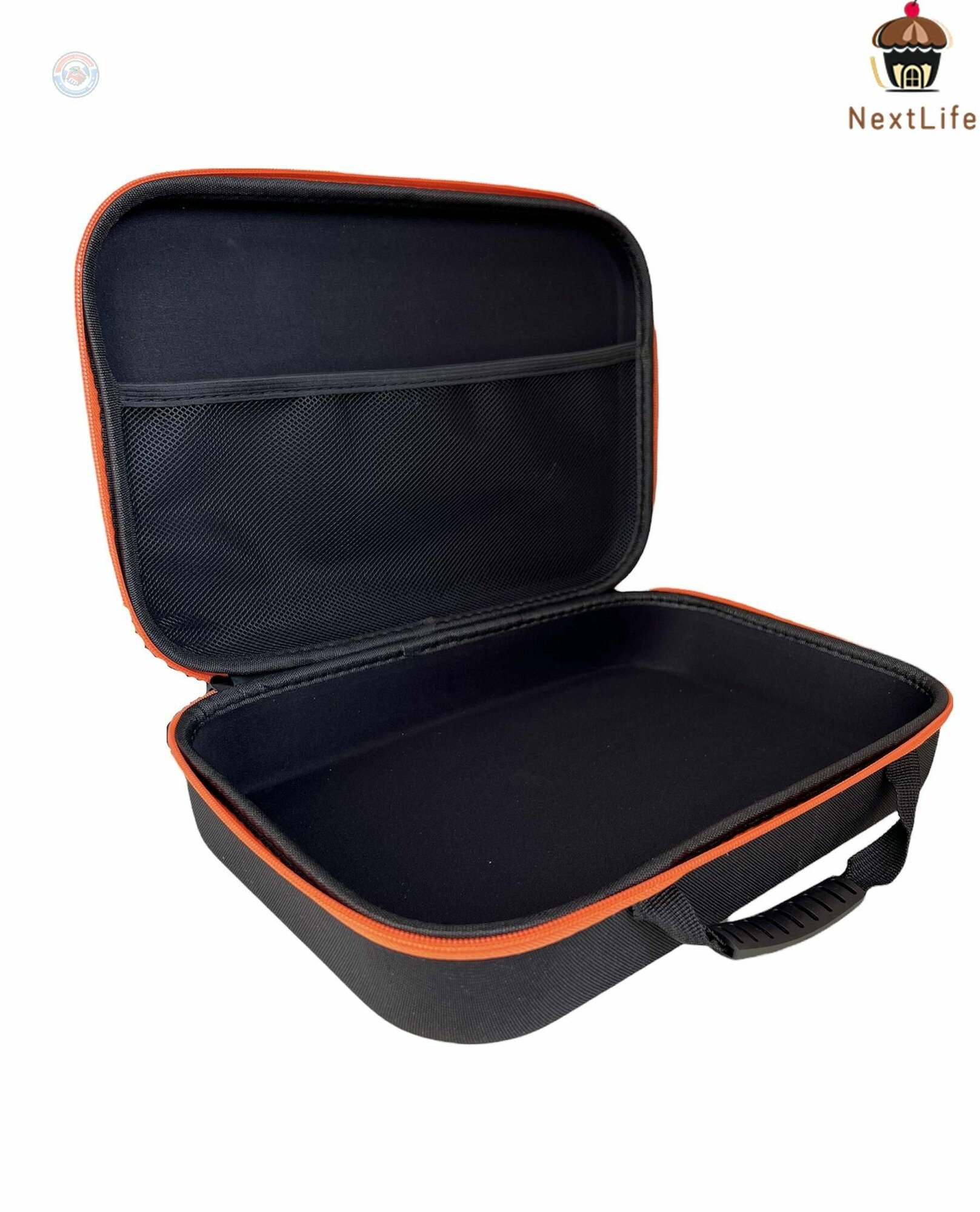 Компактная сумка-кейс для шуруповерта и инструментов, жёсткая форма с мягкими стенками, дополнительный сетчатый карман, двойной замок, удобная ручка