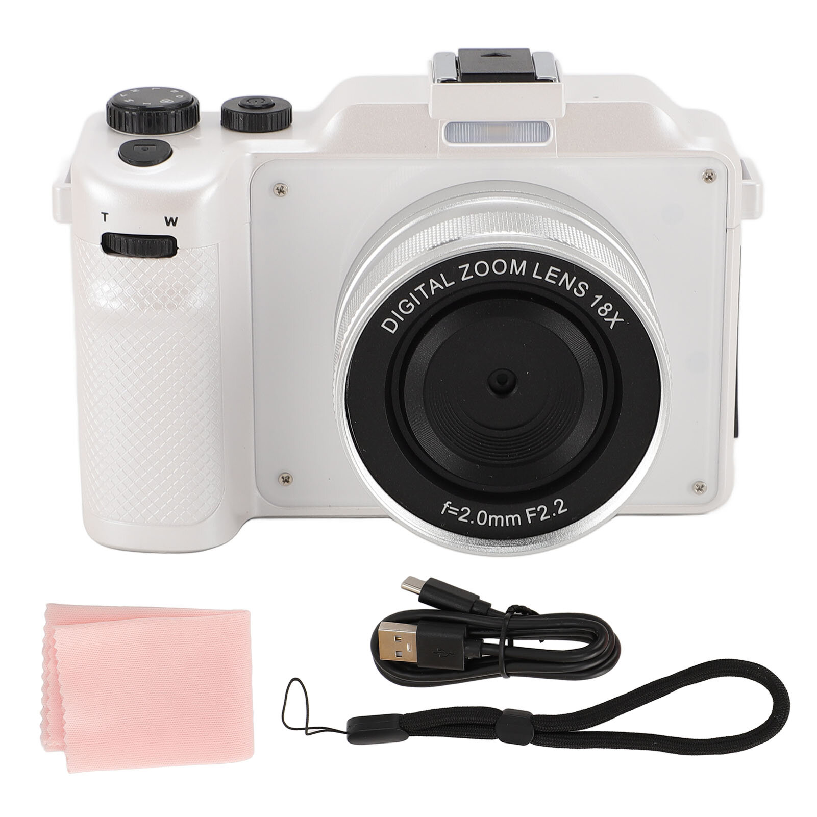 4K Цифровая камера 64MP 1080p Высоко определения AutoFocus Vlogging Camera 18x Zoom Portable Compact Cameras для фотографии 32 ГБ