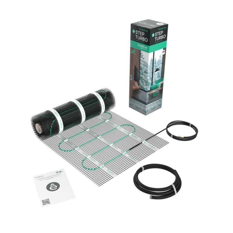 Комплект "Теплый пол" (мат) Step Turbo 200Вт/кв. м 1200Вт 6кв. м SE, SCHNEIDER ELECTRIC STM200060 (1 шт.)