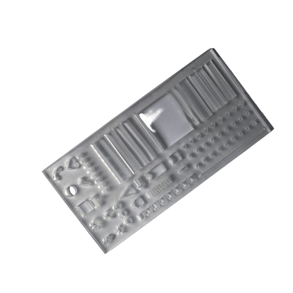 Линейка Шаблона Плана Календаря-Прозрачная