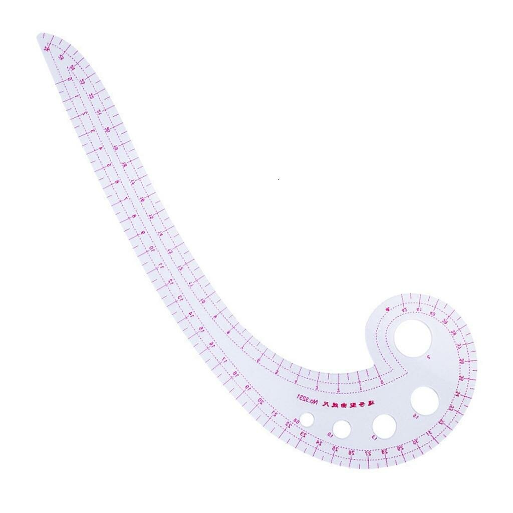 Французская изогнутая линейка, Кривая в форме запятой r