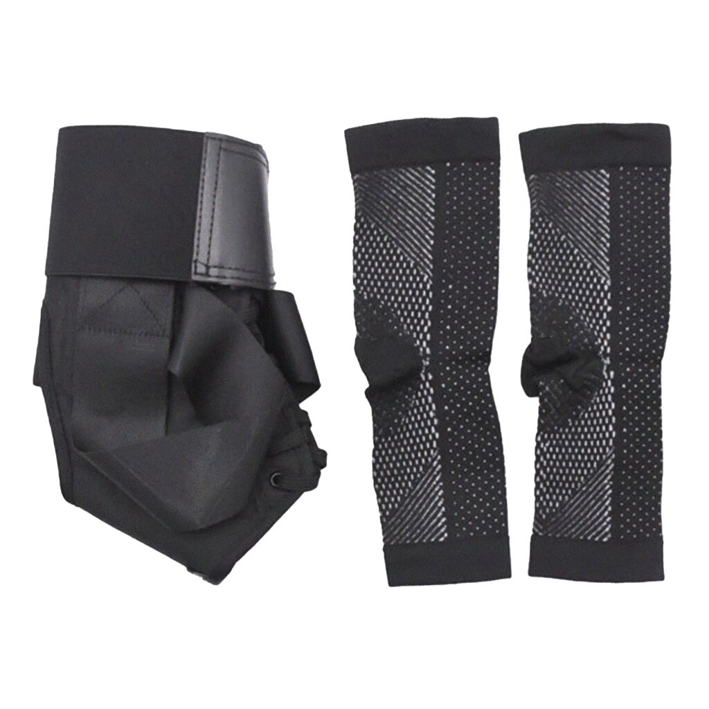 2шт подошвенные сжатия носки лодыжки скобка на шнуровке лодыжки Брейс стабилизаторы для вывихнутая лодыжка