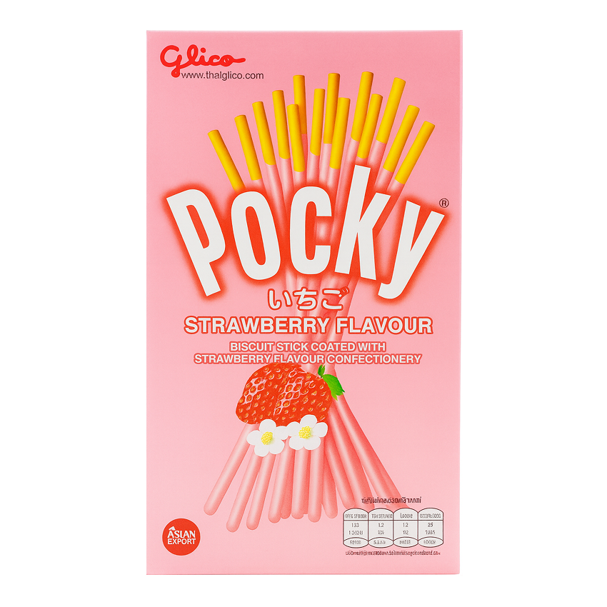 Glico Pocky Strawberry Flavour соломка с клубничным вкусом 45 гр