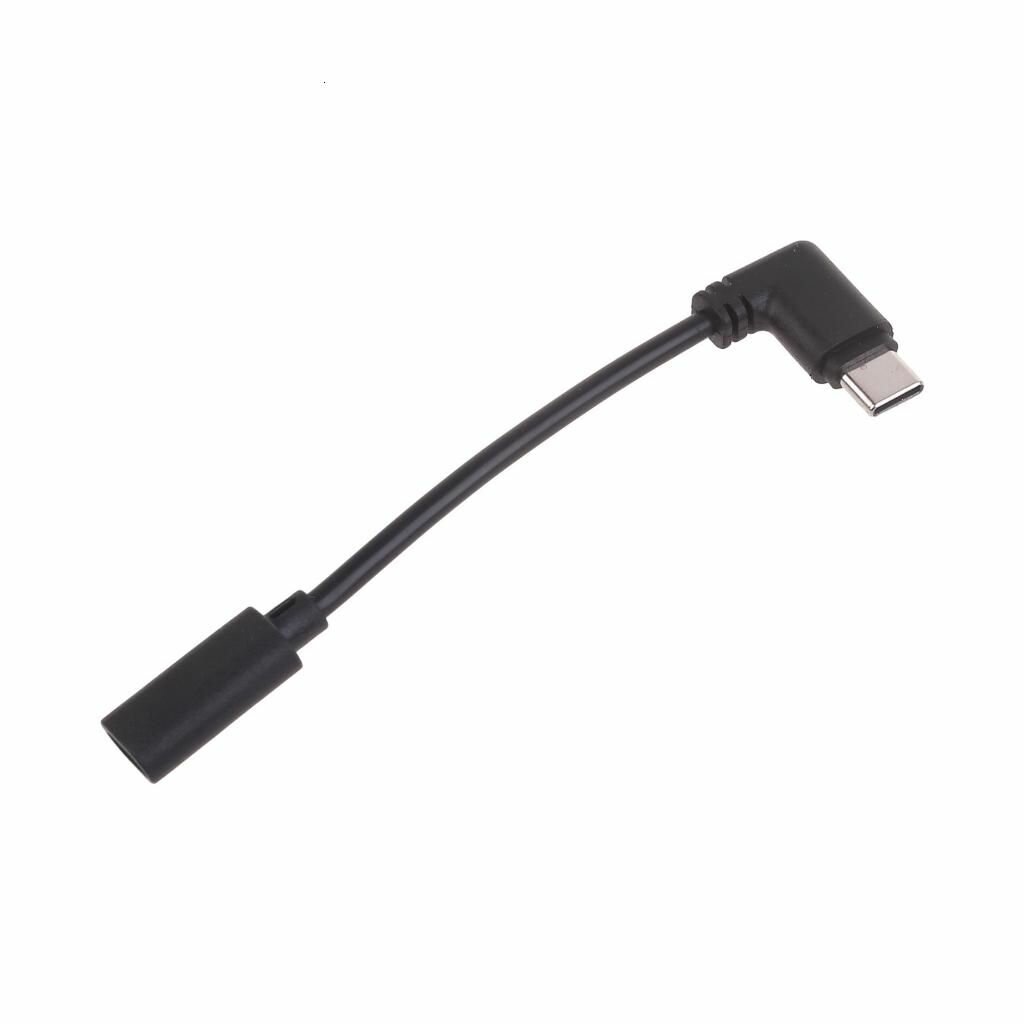 Портативный кабель-адаптер Micro USB Female в Type C Male с прямым углом переходник микро usb на type c угловой коннектор компактный адаптер