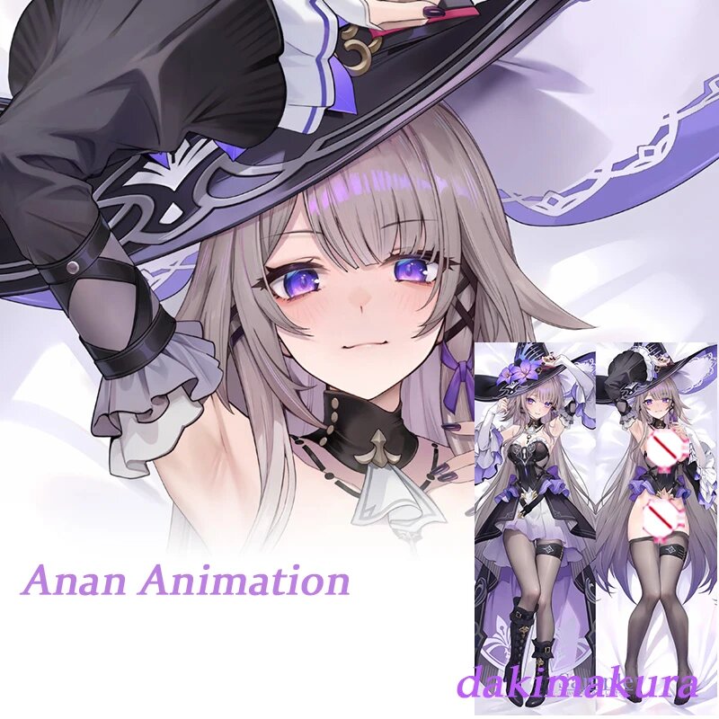 Dakimakura Herta HonkaiStarRail двухсторонний принт полиэстер велюр 2WT 50X150CM