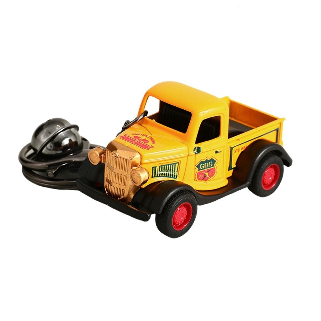 Ретро-кулон «Мини-автомобиль», Желтый