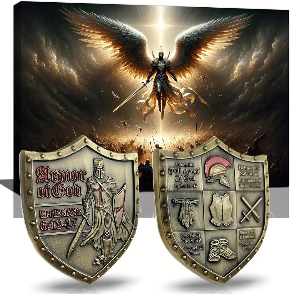 1 памятная монета, Доспехи бога