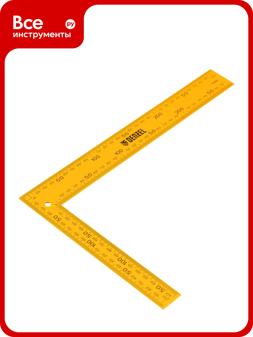 Стальной угольник Denzel 200x300 мм 32388