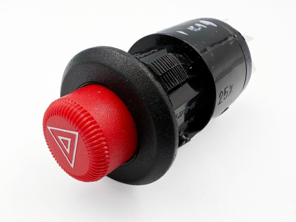 Кнопка, выключатель аварийной сигнализации (6 конт.) 12 В для а/м ГАЗ - автоарматура