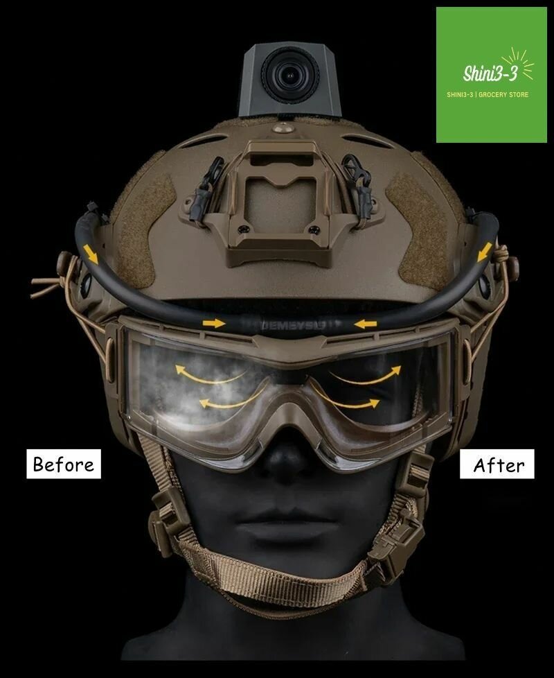 Комплект противотуманных вентиляторов, тактические очки, противозапотевающий вентилятор для страйкбольной стрельбы, мотокросса, альпинизма, защитные очки, лыжная маска