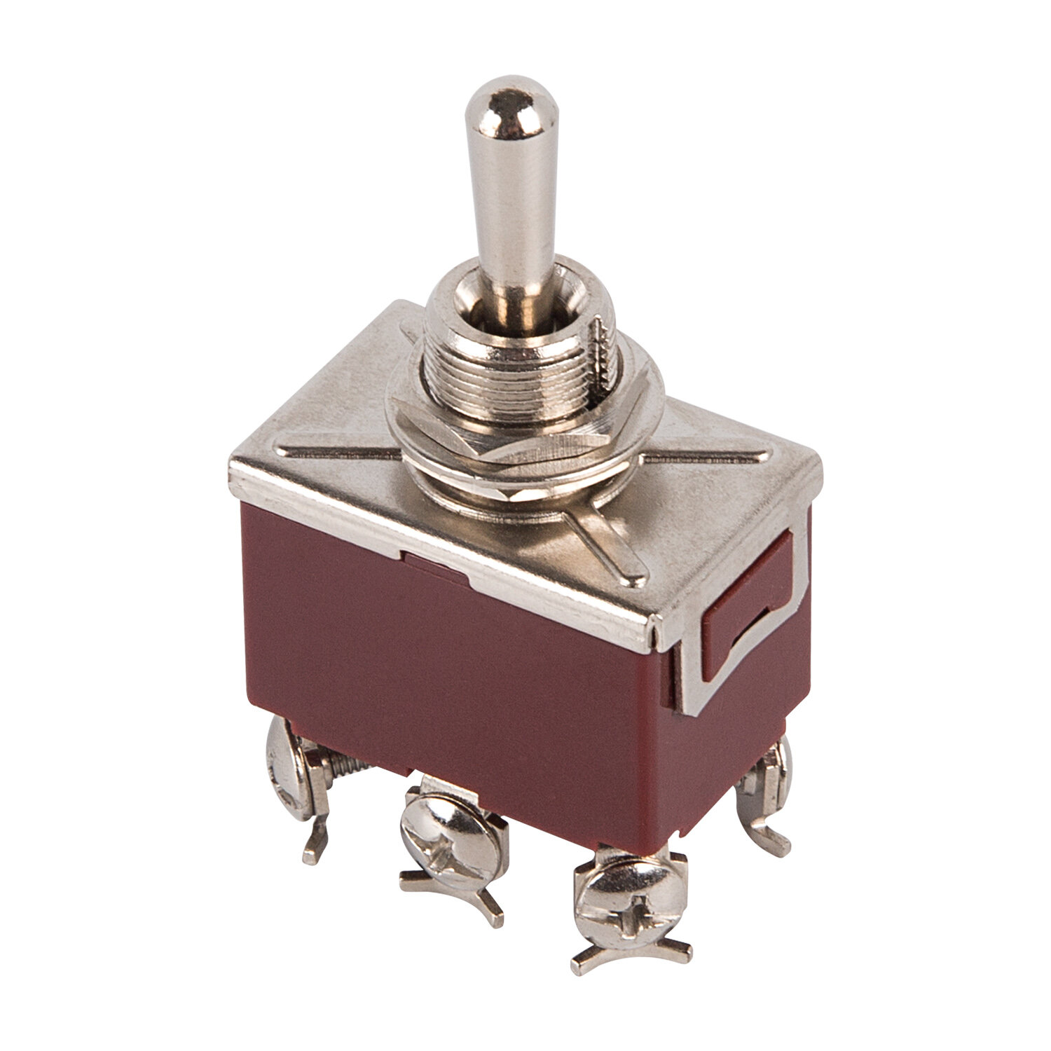 Тумблер 250V 15А (6c) (ON)-OFF-(ON) двухполюсный (KN-223) REXANT