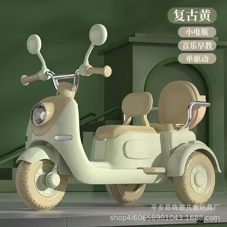 Детский электромобиль, двойной мотоцикл, для детей 1-10 лет, с пультом управления, аккумуляторный автомобиль для мальчиков и девочек, оптовая продажа от производителя