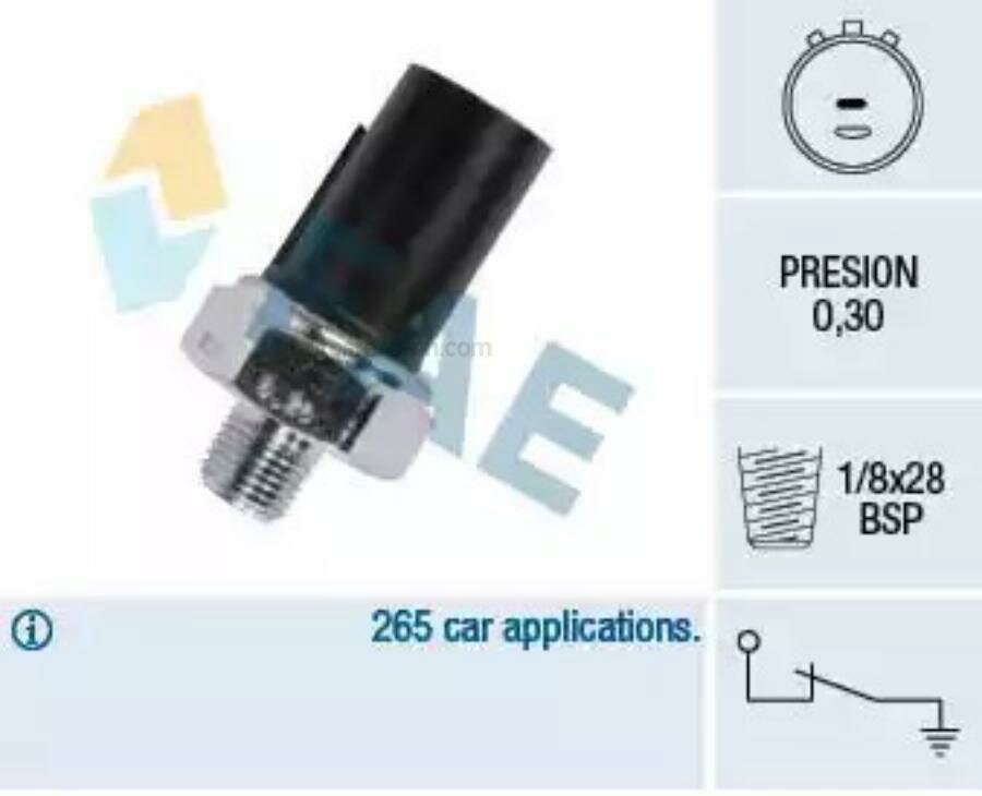 FAE 12990 Датчик давления масла Hyundai