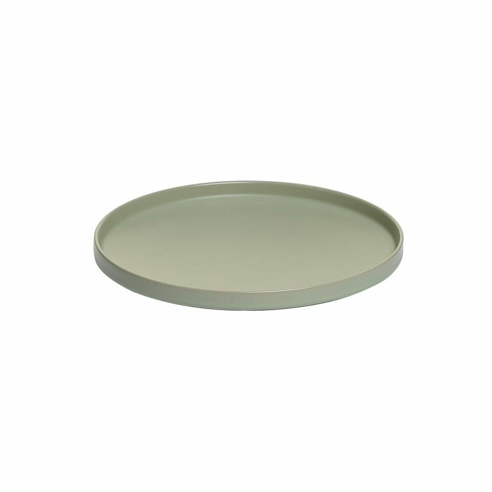 Тарелка ROOMERS TABLEWARE Tide, 25.5 см, каменная керамика, цвет бирюзовый (L9396-403U)