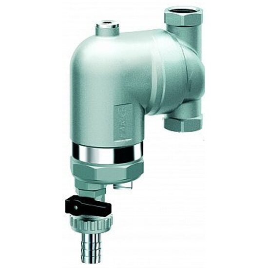 Фильтр Far 100мкм, с магн. встав, под манометр, Max: 95 °C, 25 бар, поворот. соед. 1/2" ВР