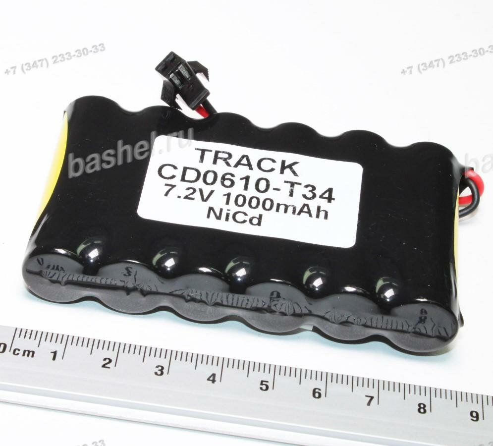 Аккумулятор TRACK CD0610-T34 (разъем JST SM2, 6*AA) 7,2 V, 1000 mAh, NICD (для детских игрушек)