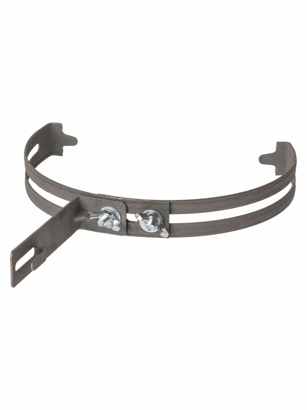 Держатель регулируемый 130-240 мм на круглый конек, для прута 6-10 мм, стал. крюк, термодиф. TDM