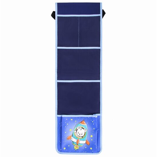 Кармашки-органайзер Юнландия в шкафчик для детского сада , 5 карманов, 21х68 см, "Bear", 271431