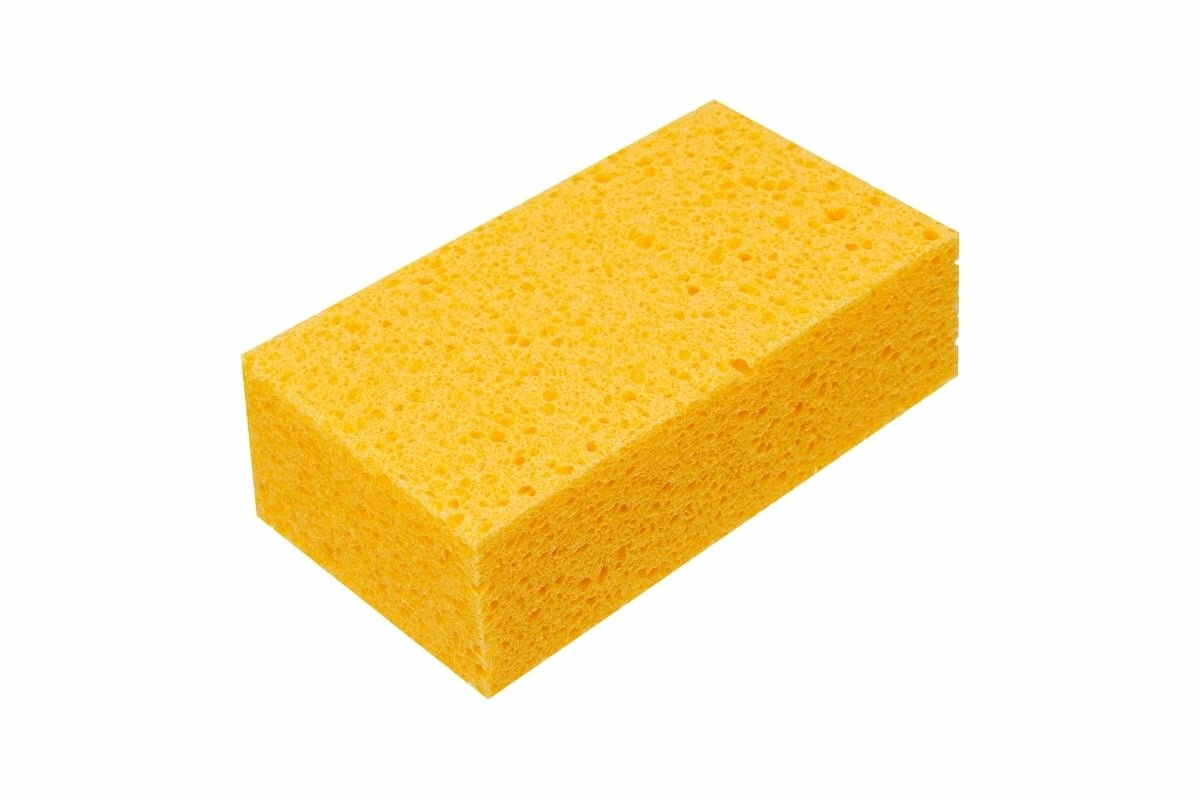 СИБРТЕХ Целлюлозная губка для удаления эпоксидной затирки 160x90x50 мм 86841