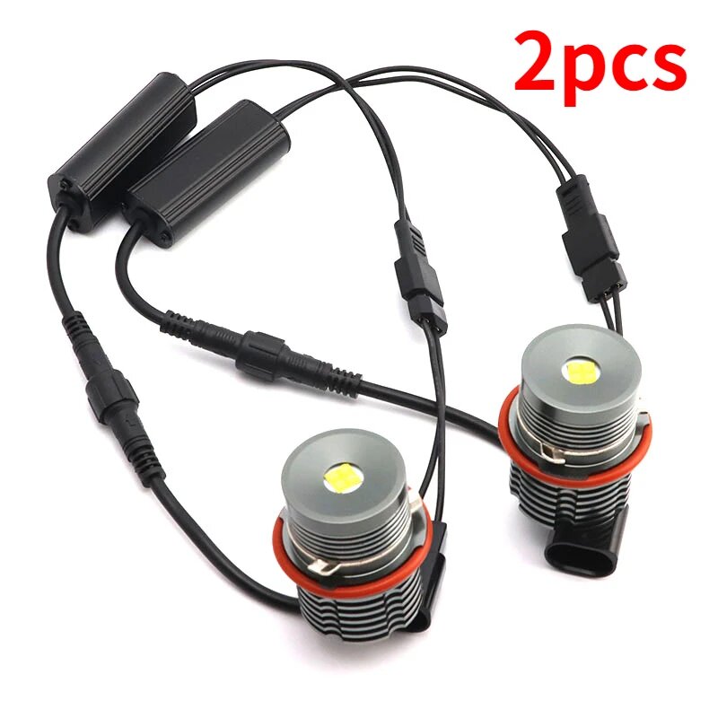 60 Вт, белая фотолампа с дневными ангельскими глазами для BMW 5 серии E60 E61 Pre-LCI 520i 523i 525i 528i 530i 535i 540i 545i 04-07