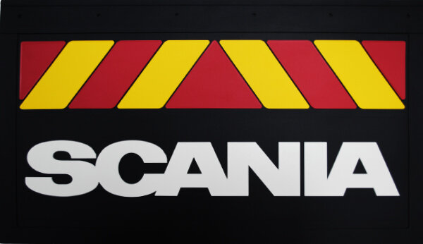 Брызговики 580х360мм Резина. Надпись "SCANIA" 2 шт. (10073)