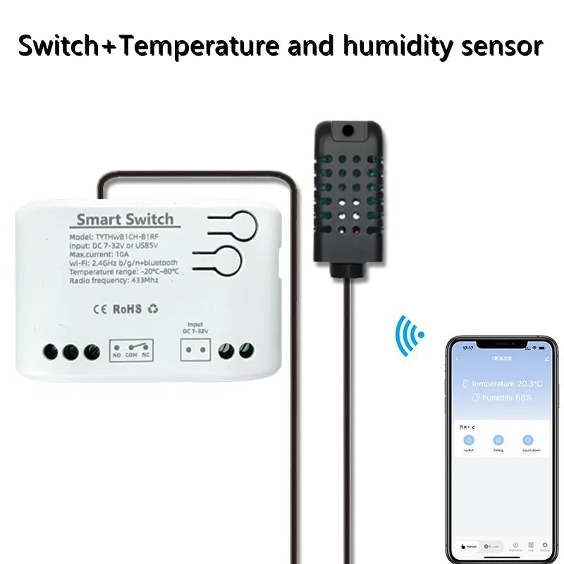 Умный переключатель Wi-Fi mumubiz, 85-250V