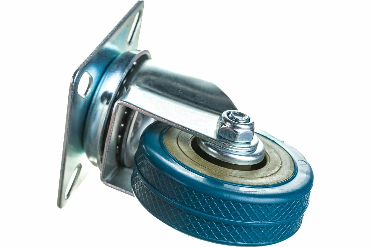 MFK-TORG SCG25 поворотное колесо 50 мм из серой резины для мебели и оборудования 3053050