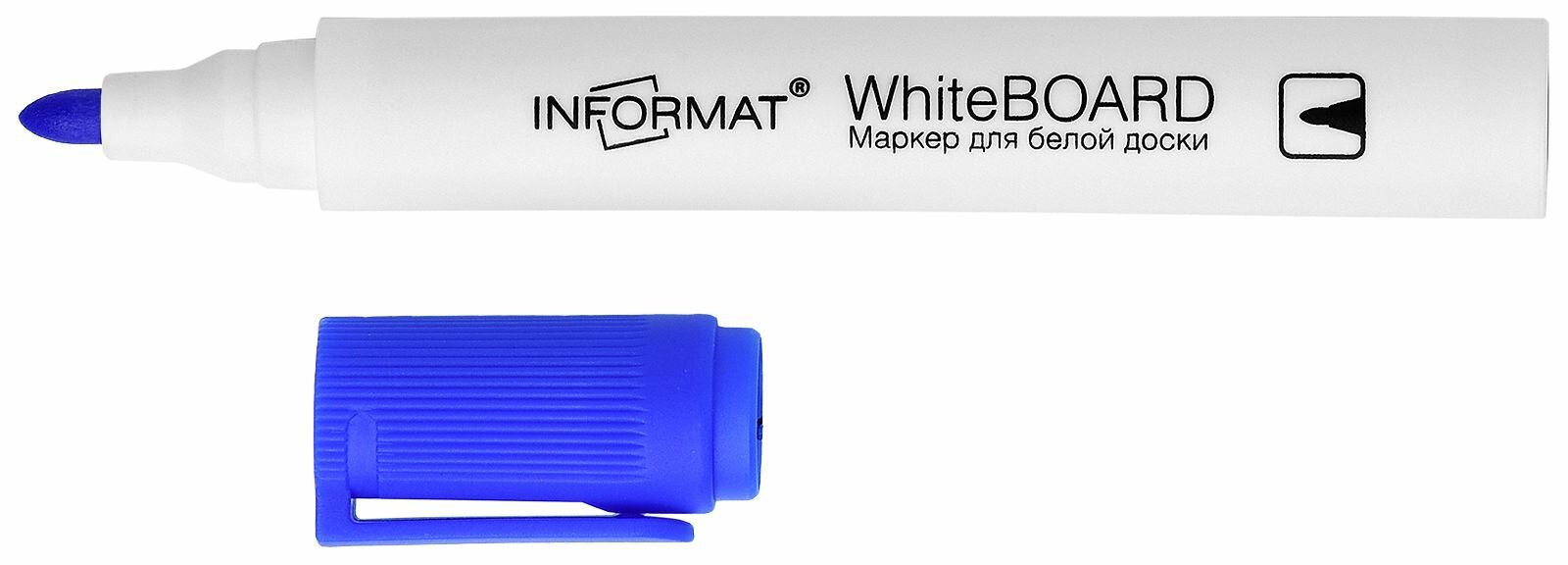 Маркер 1 шт INFORMAT WHITEBOARD, для белых досок, синий, быстросохнущие чернила
