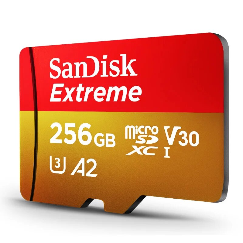 SanDisk Extreme MicroSD карта памяти 32/64/128/256/512 ГБ/1 ТБ 256 ГБ