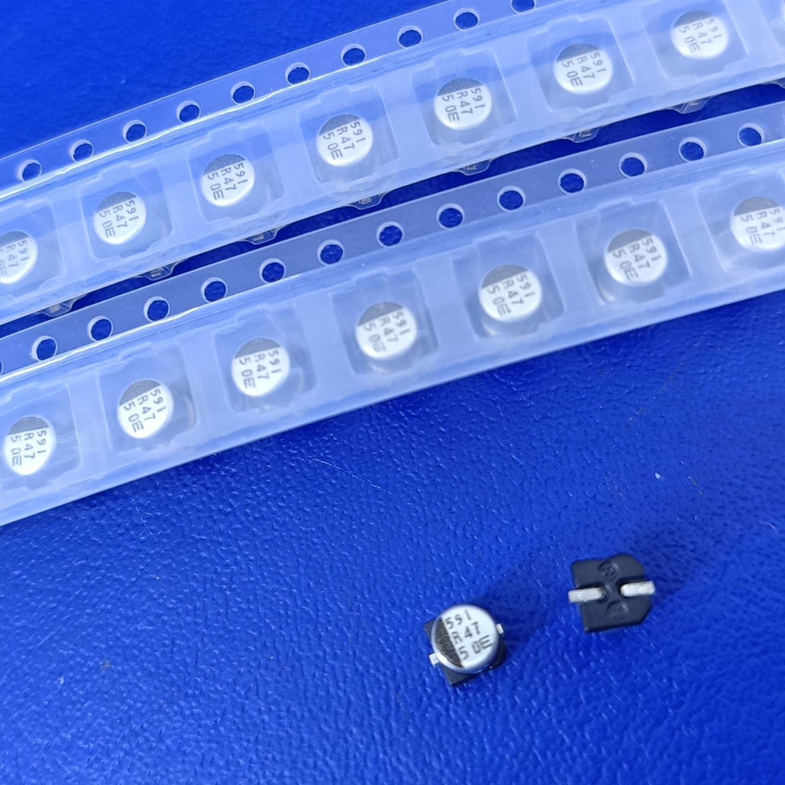 20 штук SMD конденсатор 0,47 мкФ 50V d4h5,5