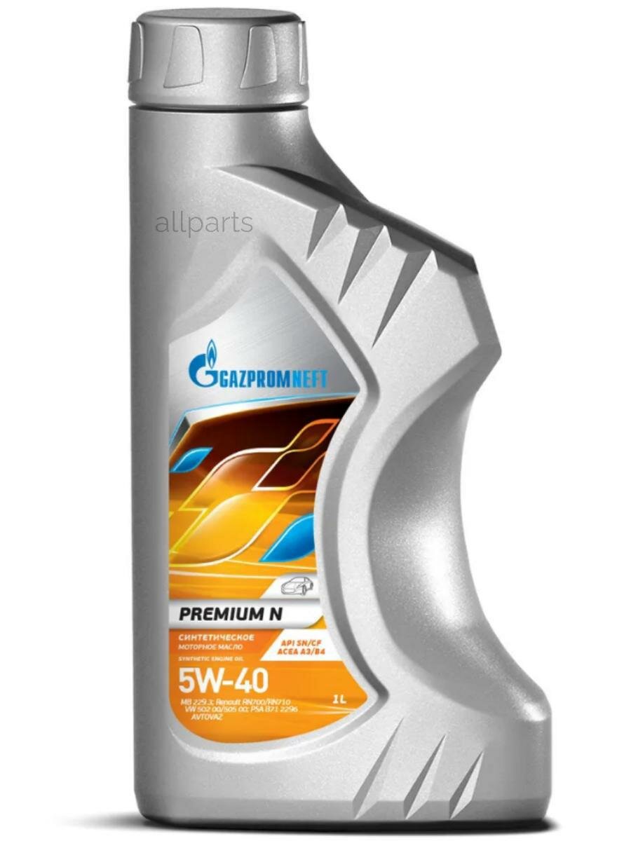 GAZPROMNEFT 253140422 Масло моторное GAZPROMNEFT Premium N 5W40 (1л)