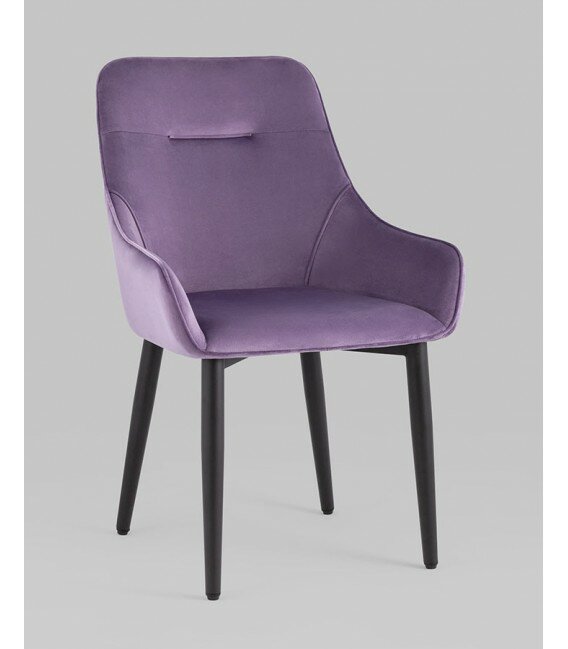 Стул Диана велюр пыльно-фиолетовый