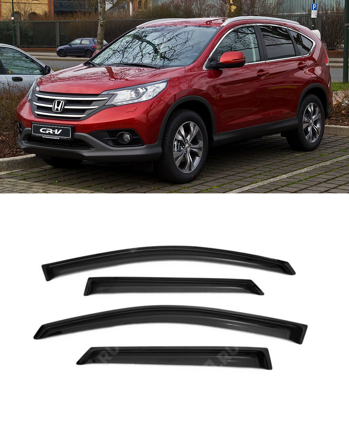 Дефлекторы боковых окон HONDA CRV 2012-