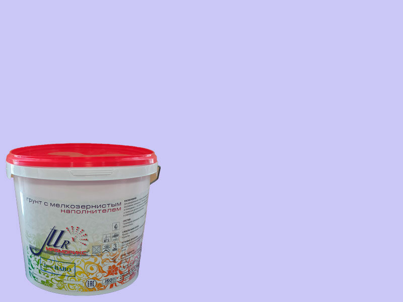 Грунт ВД-АК тонирующий с Мелкозернистым наполнителем Мраморикс™ нано под ДП, Сирень, 7кг