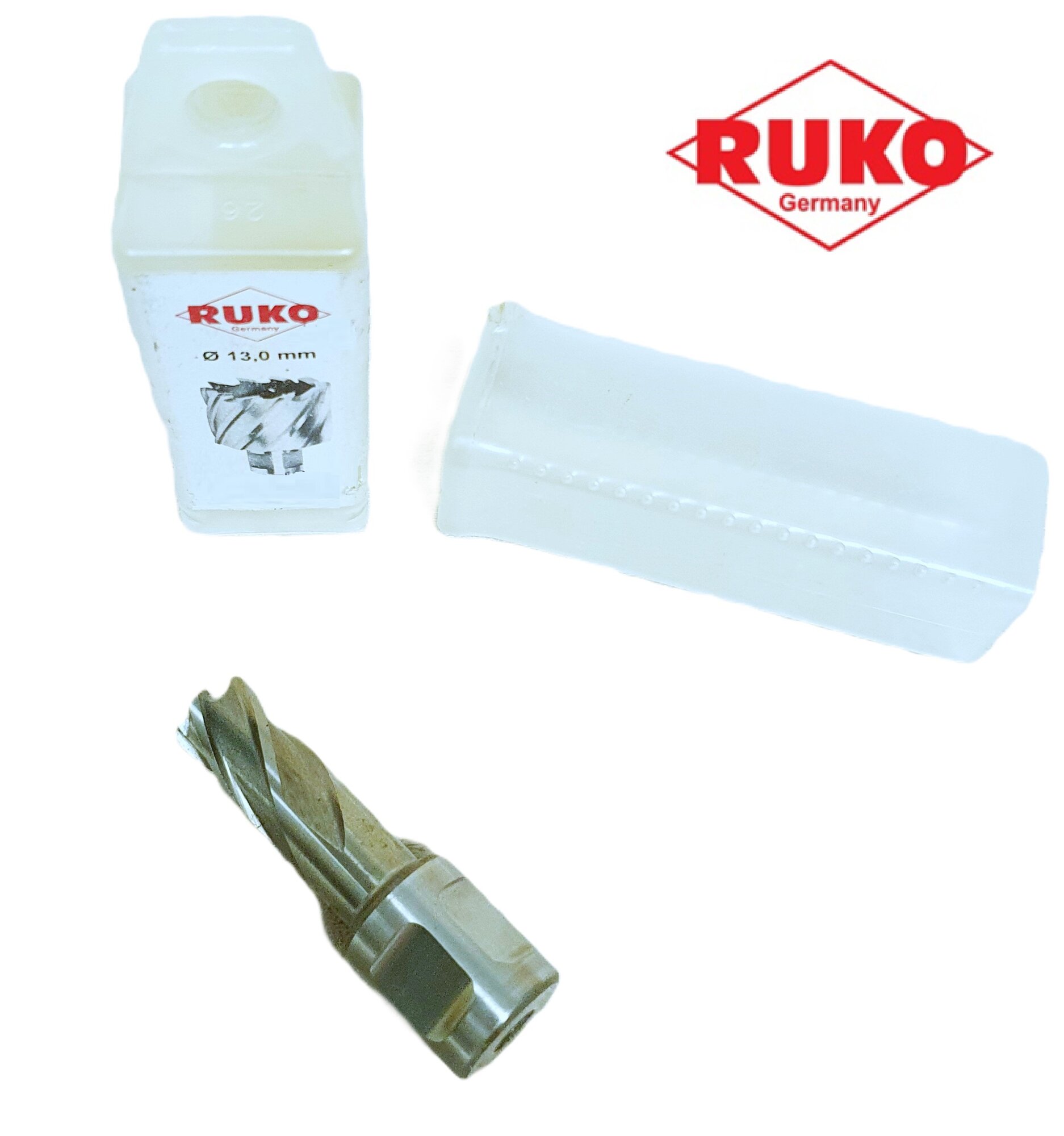 Сверло корончатое RUKO для магнитного станка HSS, диаметр 13 мм (арт.108213)