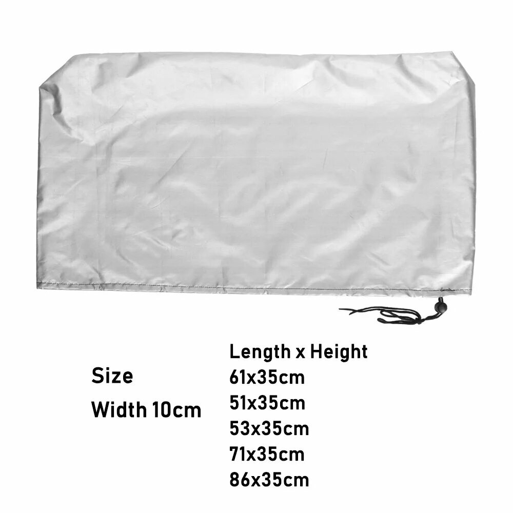 Чехол для монитора 51x35cm, Белый, Silver