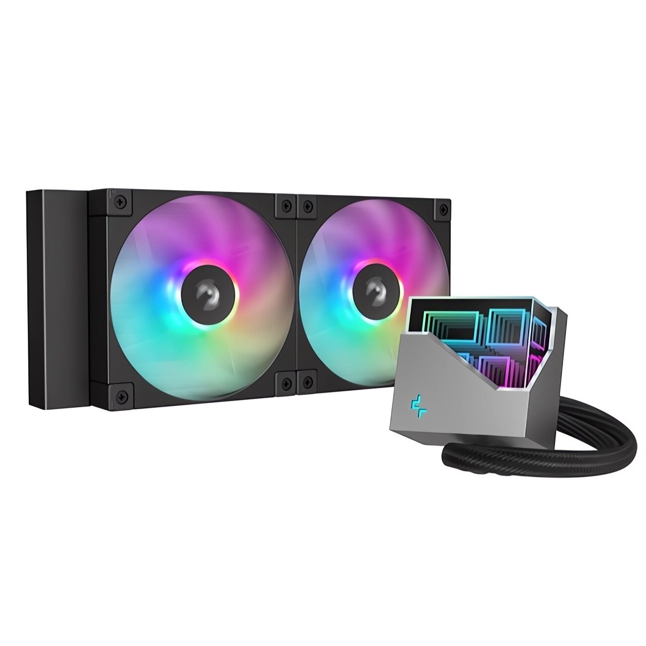 Кулер для процессора DeepCool LT240 ARGB Black R-LT240-BKAMNC-G-1 (All sockets, PWM)