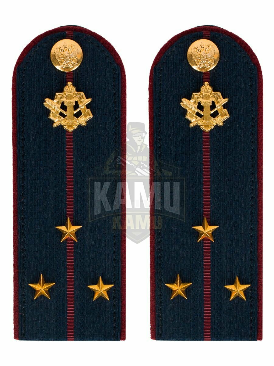 Погоны фсин на куртку картон (в сборе) укомплектованные с фурнитурой звание ст. лейтенант