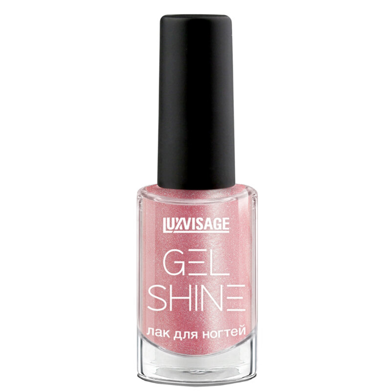 Lux visage лак для ногтей gel shiine 106 розовый с жемчужным перламутром