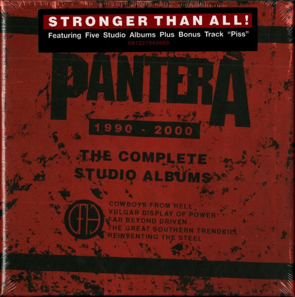 Аудио CD Pantera The Complete Studio Albums 1990-2000 (5CD/EU)