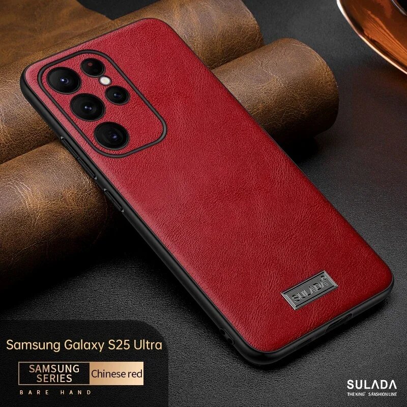 Чехол Sulada для Samsung Galaxy S25 Ultra, красный