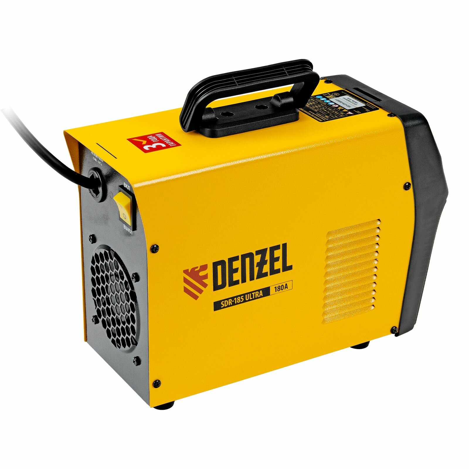 Аппарат инвертор. дуговой сварки SDR-185 Ultra 180 А ПВ 60% Denzel, 94359