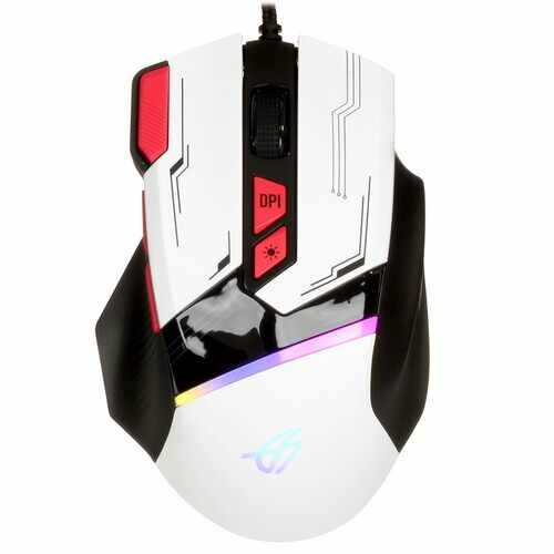 Мышь проводная DEXP Armor белый