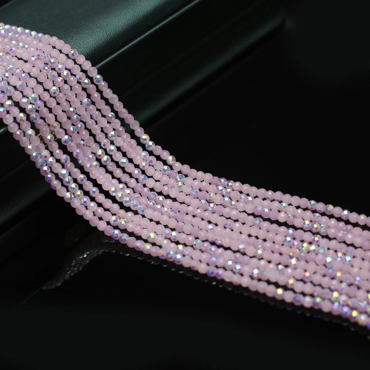 Бусины из шпинеля 3 мм, 10 штук Розовый, Color 9